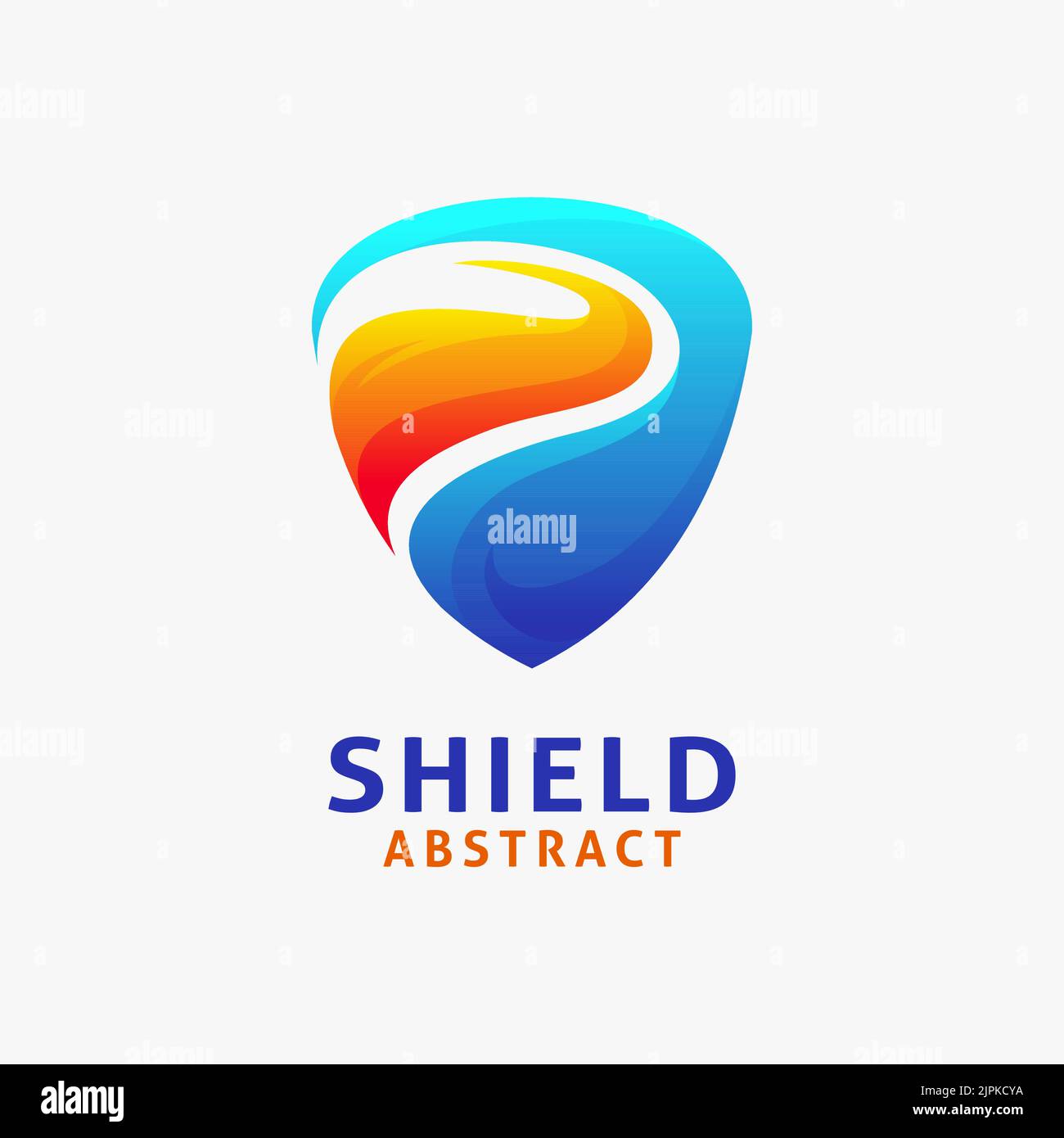 Abstract shield logo design Stock Vector Image & Art - Alamy