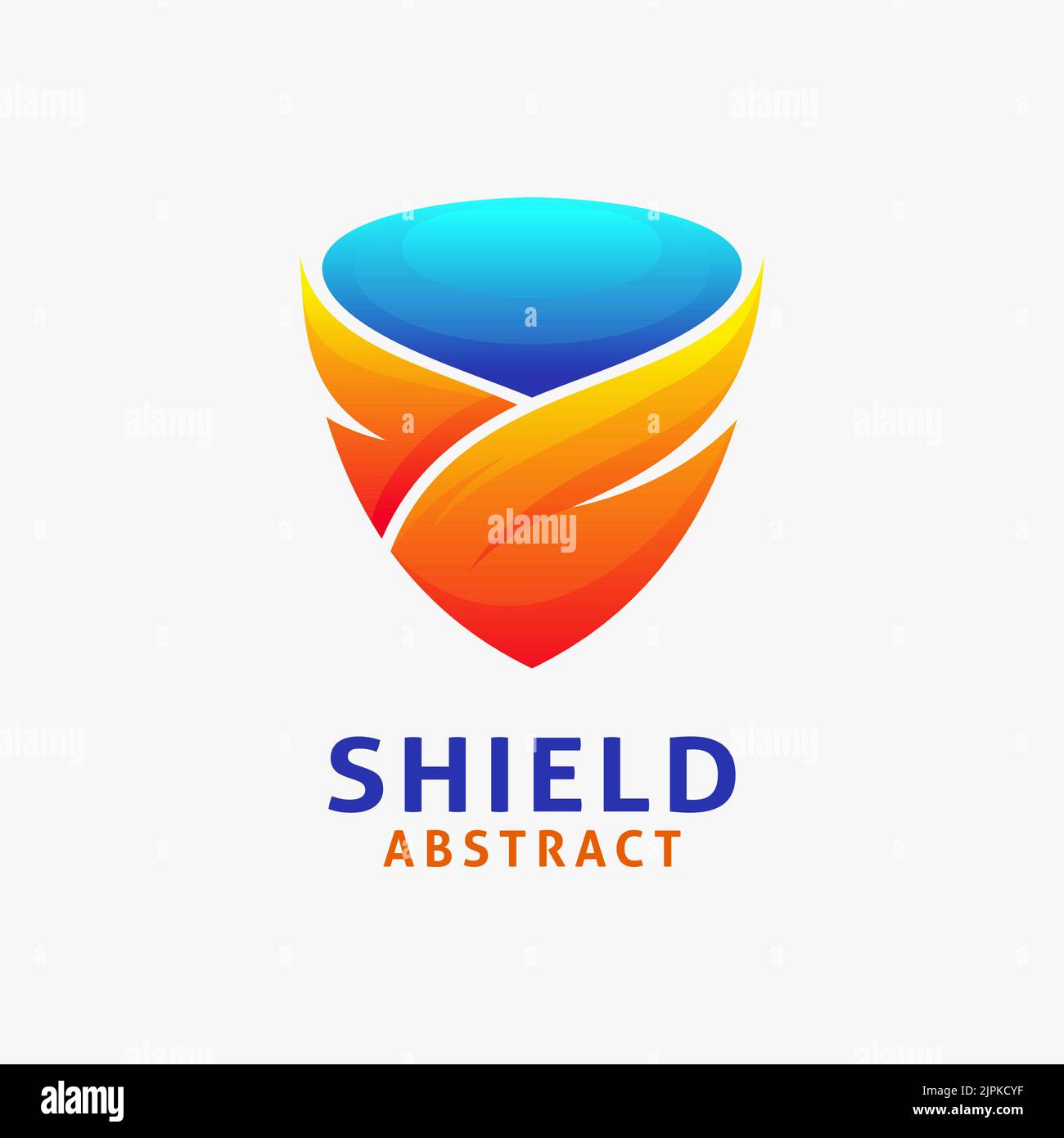 Abstract shield logo design Stock Vector Image & Art - Alamy