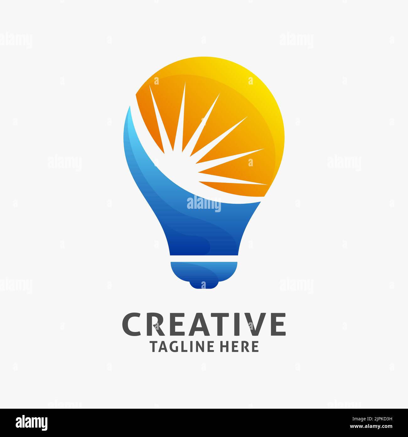 Light lamp electric logo hi-res stock photography and images - Alamy
