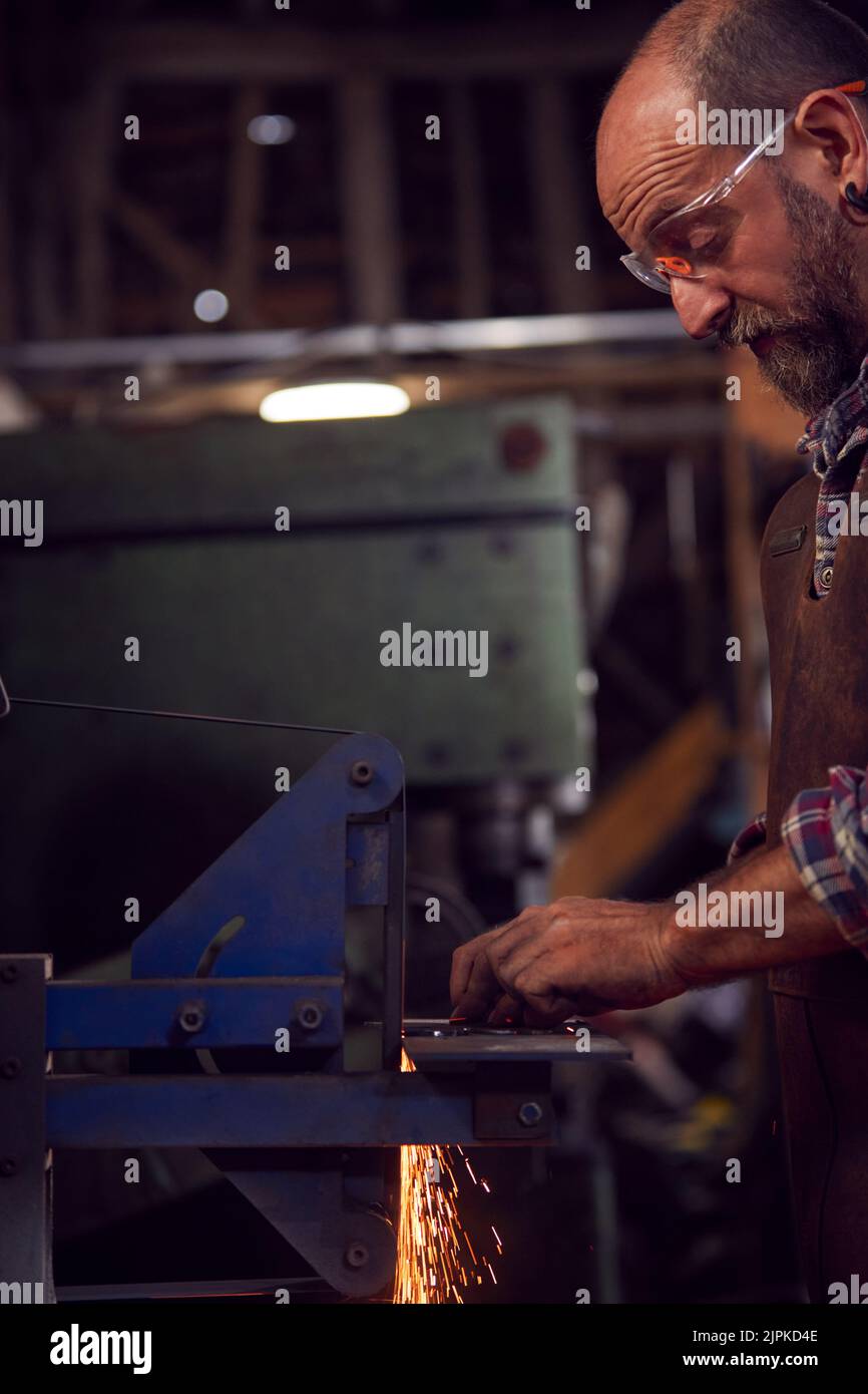 metal, sparks, grinding, metal worker, metals, spark, blue collar ...