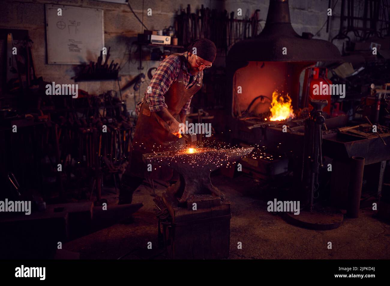 blacksmith shop, blacksmith, blacksmith shops, blacksmiths Stock Photo ...