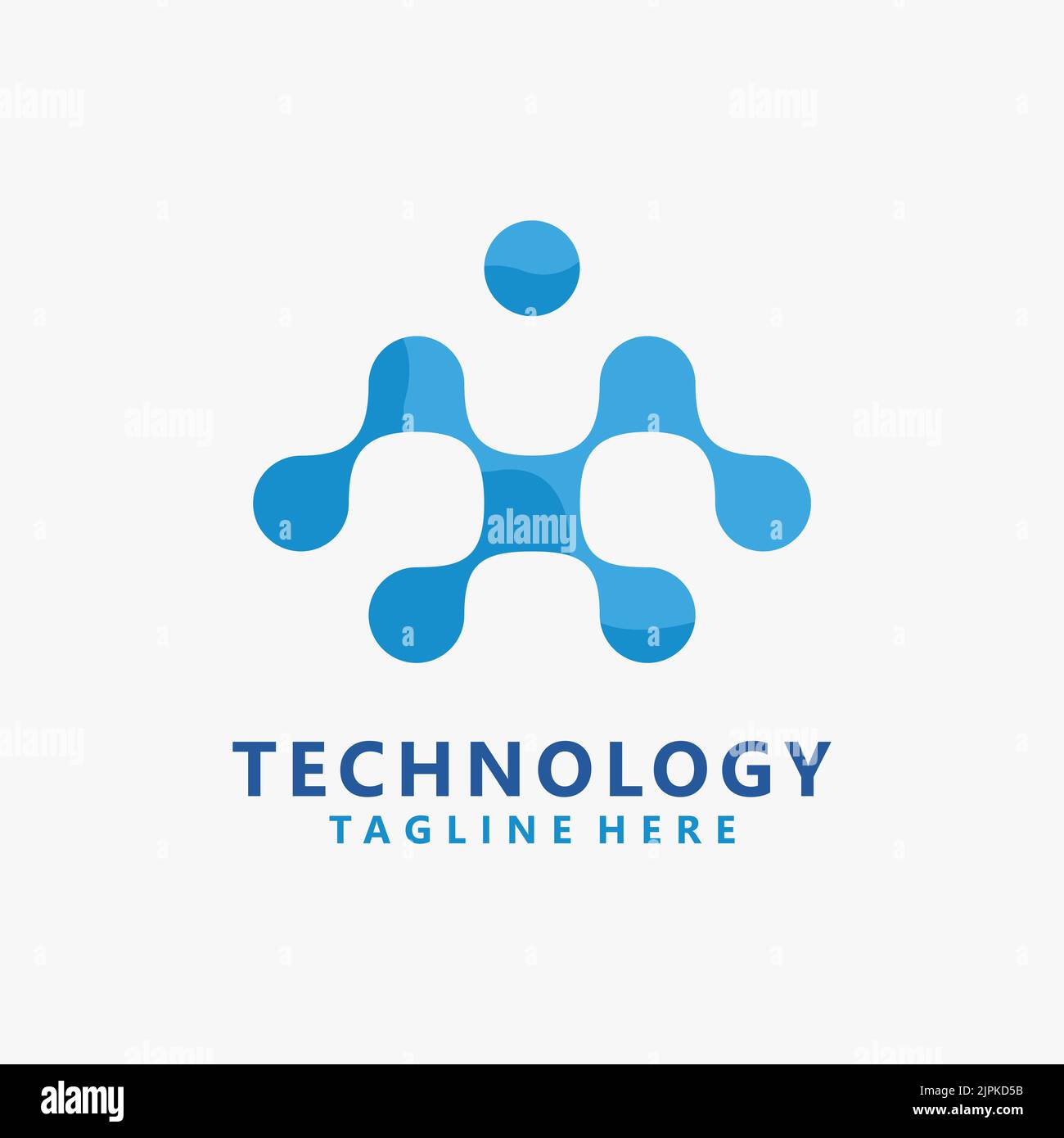 Abstract tech connect logo design Stock Vector Image & Art - Alamy