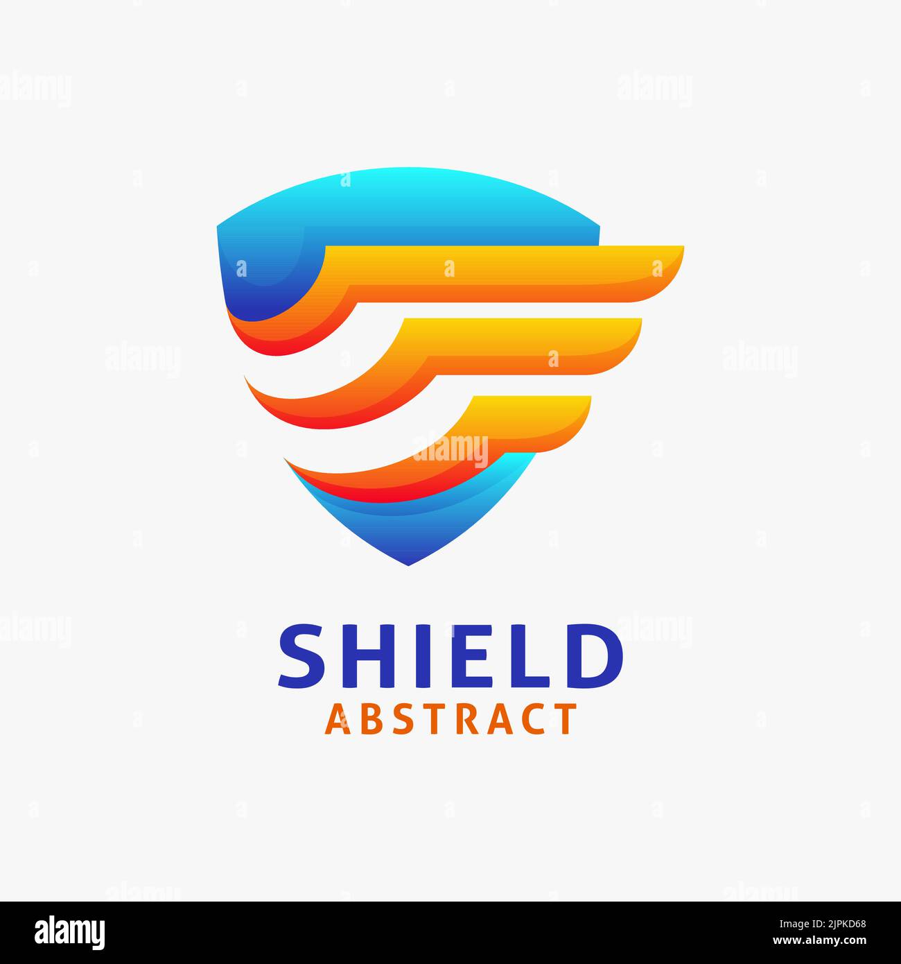 Abstract shield logo design Stock Vector Image & Art - Alamy