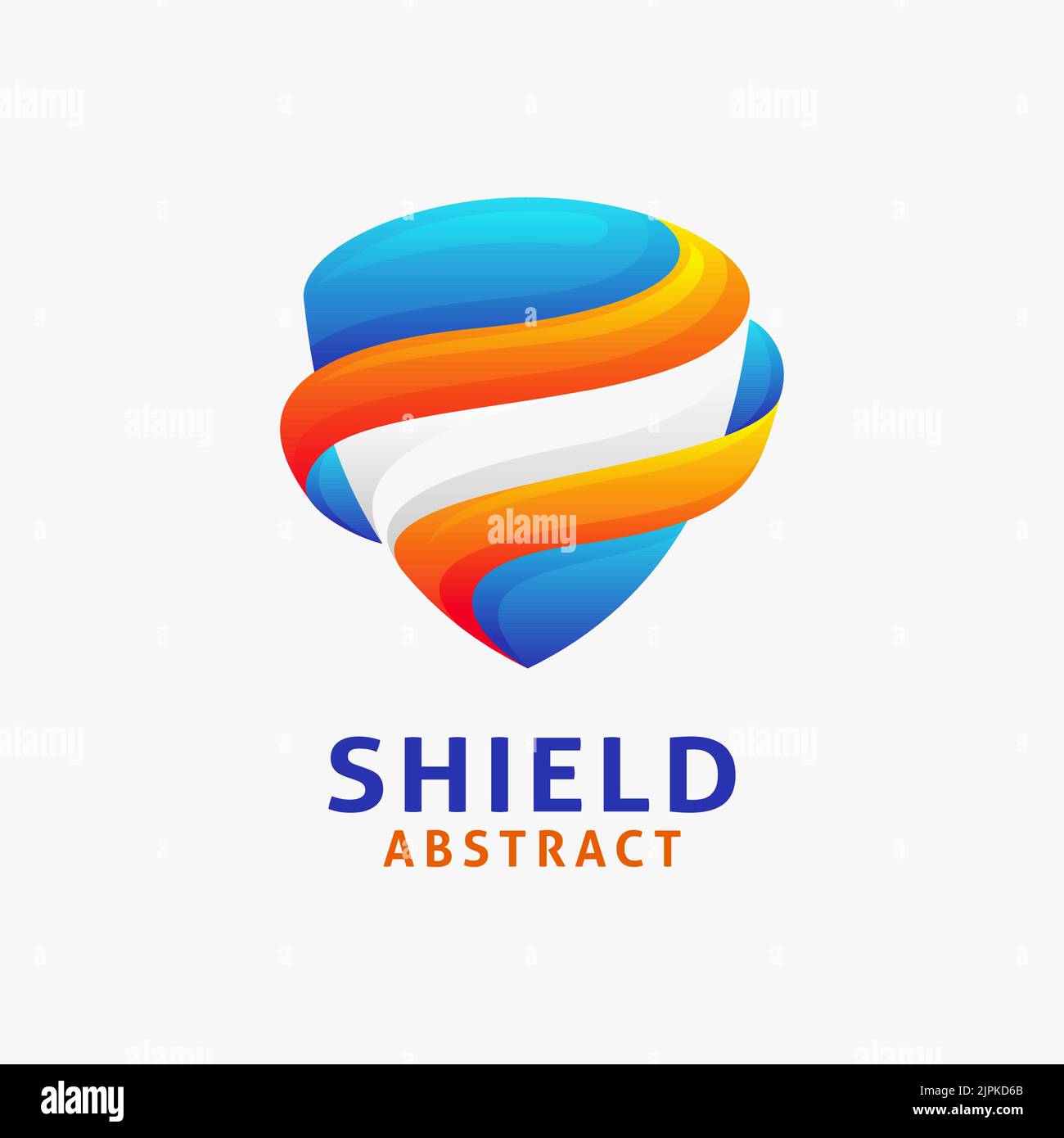 Abstract shield logo design Stock Vector Image & Art - Alamy