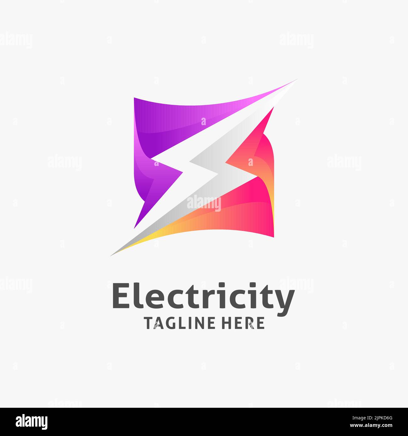 Electrical lightning logo design Stock Vector Image & Art - Alamy