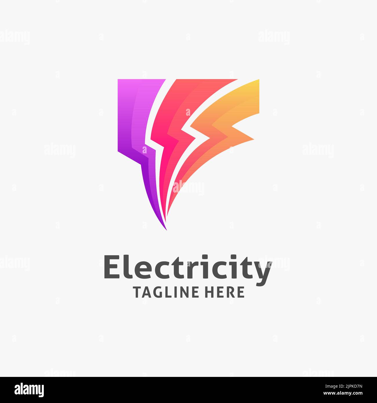 Electrical lightning logo design Stock Vector Image & Art - Alamy