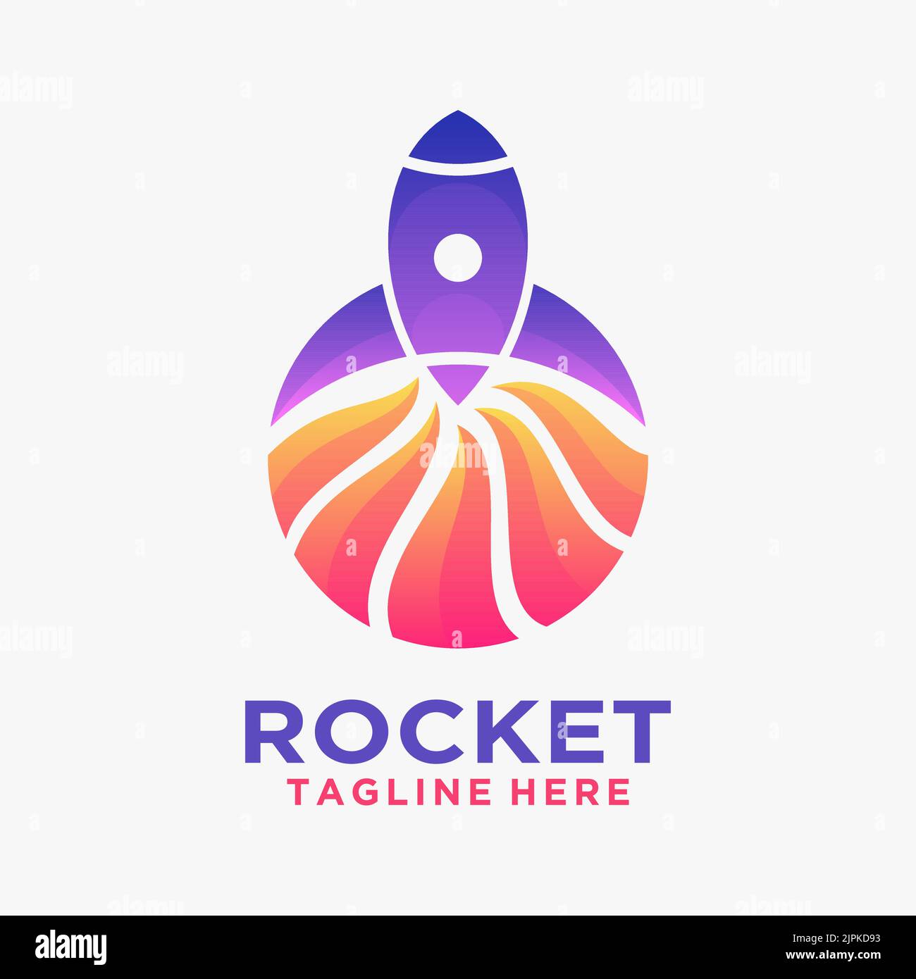 Creative rocket logo design Stock Vector Image & Art - Alamy