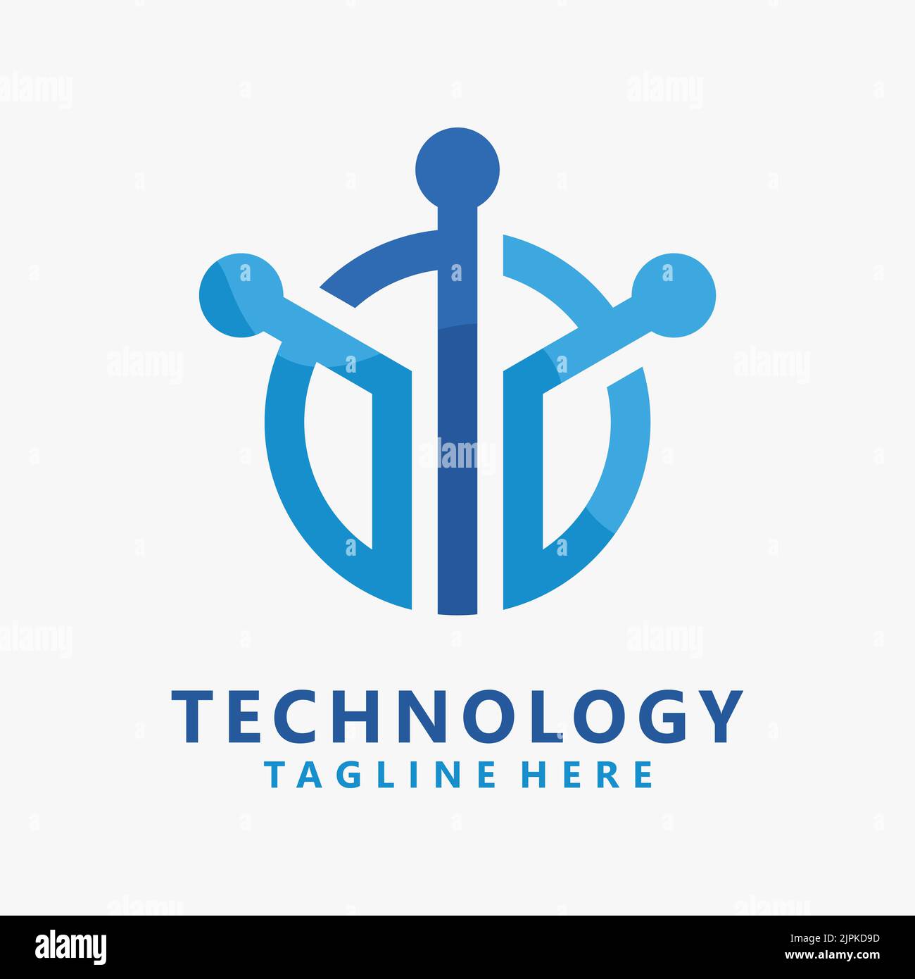 Circle tech logo design Stock Vector Image & Art - Alamy