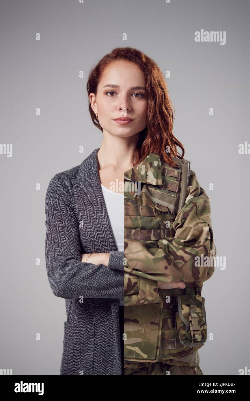 Female soldiers arms hi-res stock photography and images - Alamy