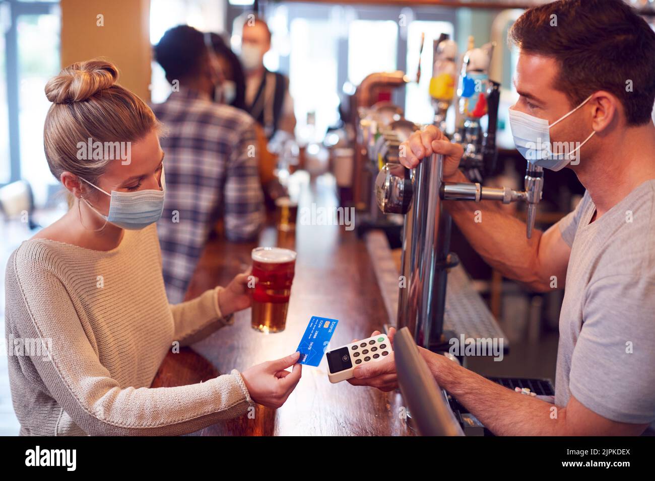 bar counter, paying, cashless, customer, corona, bar counters, client ...