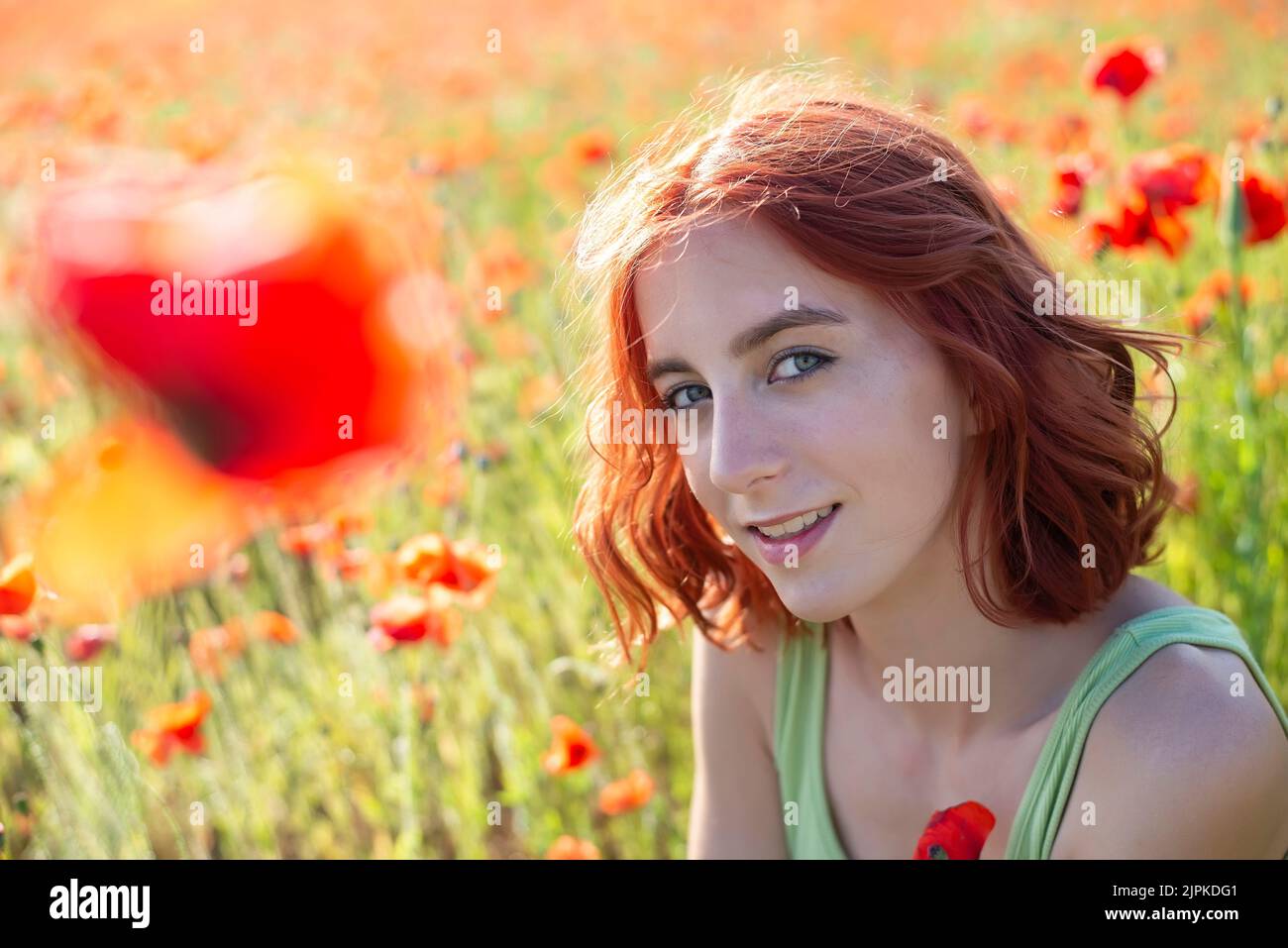 girl, red hair, portrait, girls, red hairs, portraits Stock Photo - Alamy