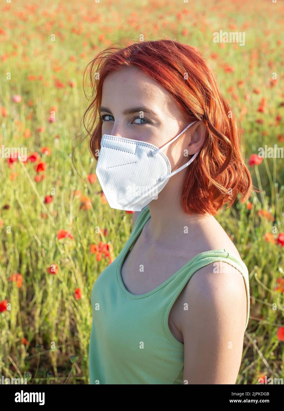 allergy, corona, ffp2 mask, allergies Stock Photo - Alamy