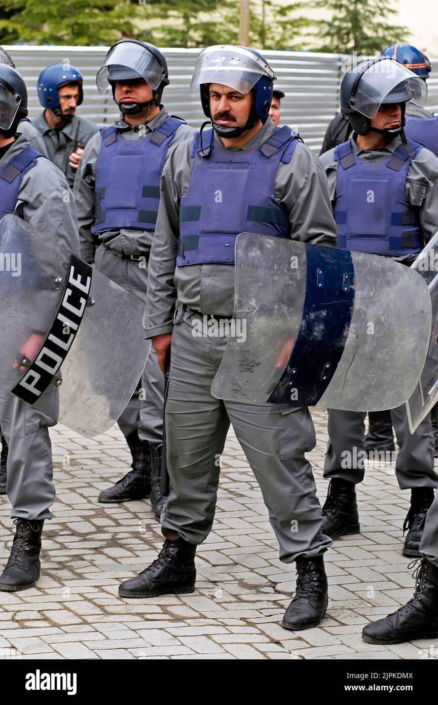 Demonstration politics police uniform crowd hi-res stock photography ...