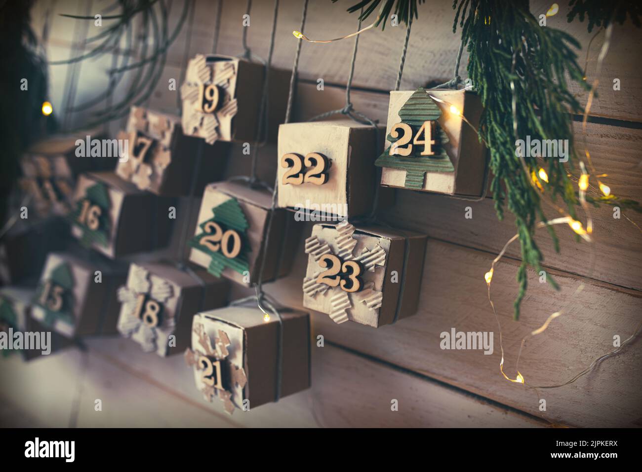 Advent calendars hi-res stock photography and images - Alamy
