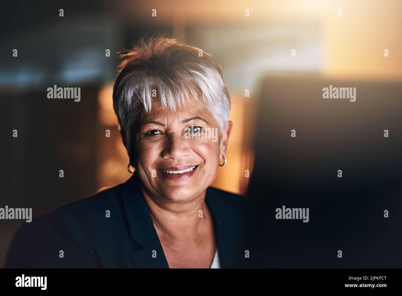 Success is a 247 operation. a mature businesswoman using a computer ...