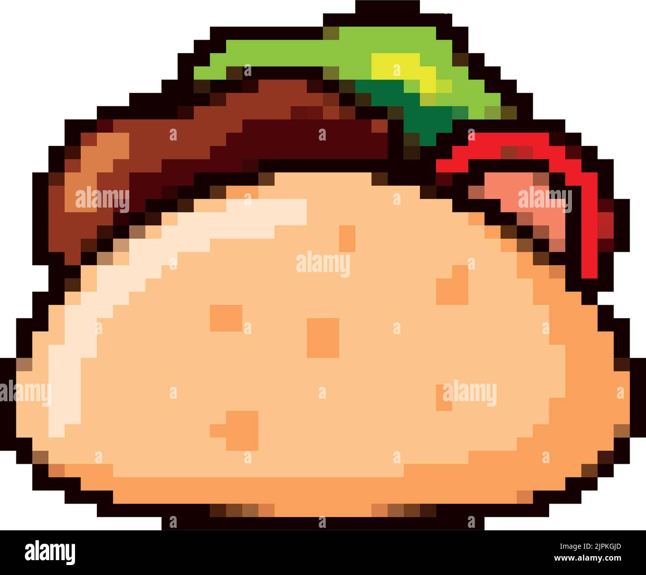 taco pixel art Stock Vector Image & Art - Alamy