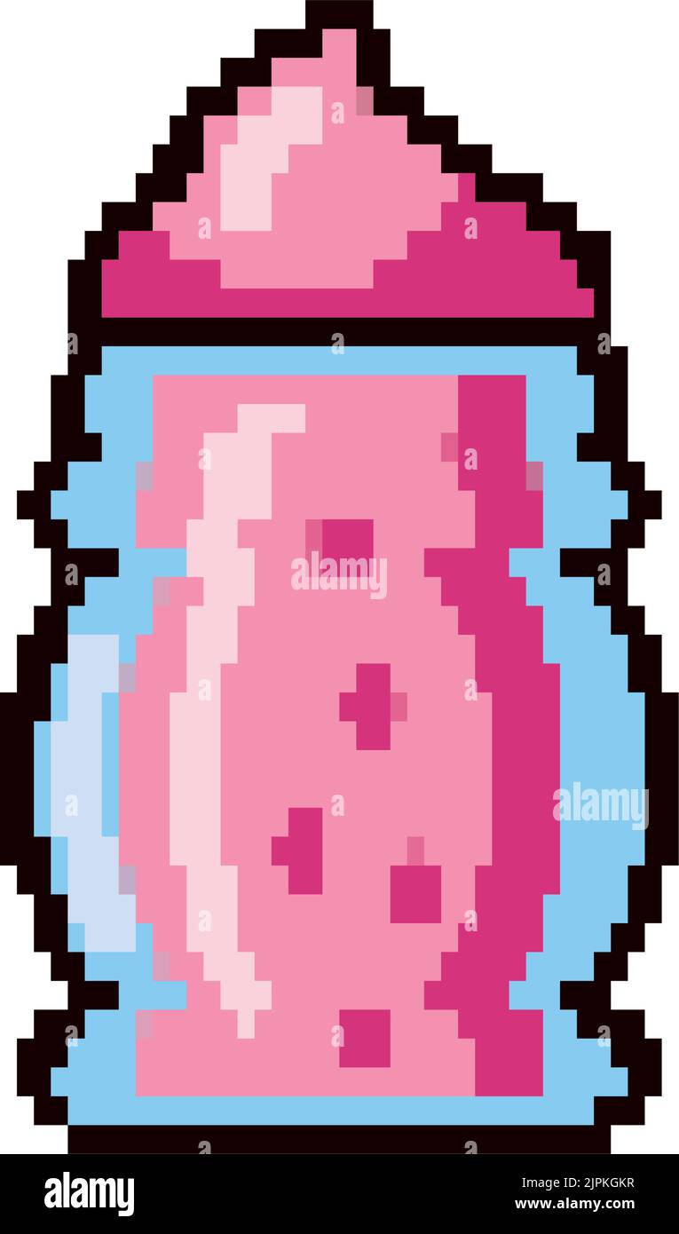 milkshake pixel art Stock Vector Image & Art - Alamy