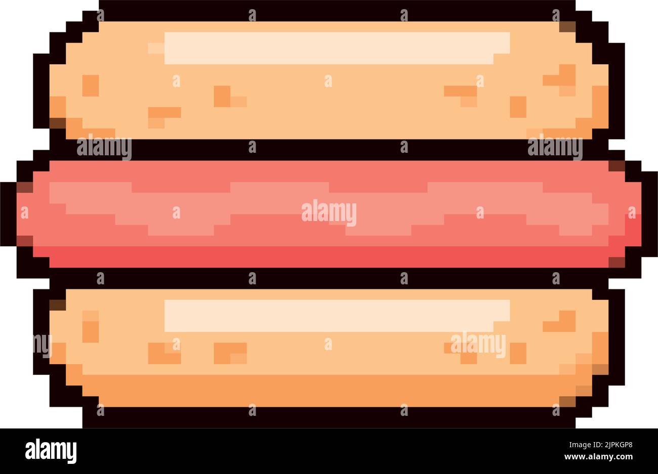 hot dog pixel art Stock Vector Image & Art - Alamy