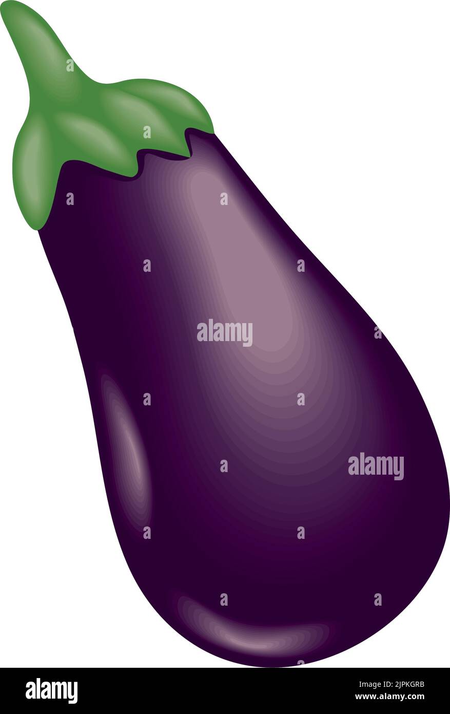 realistic vegetable eggplant Stock Vector Image & Art - Alamy