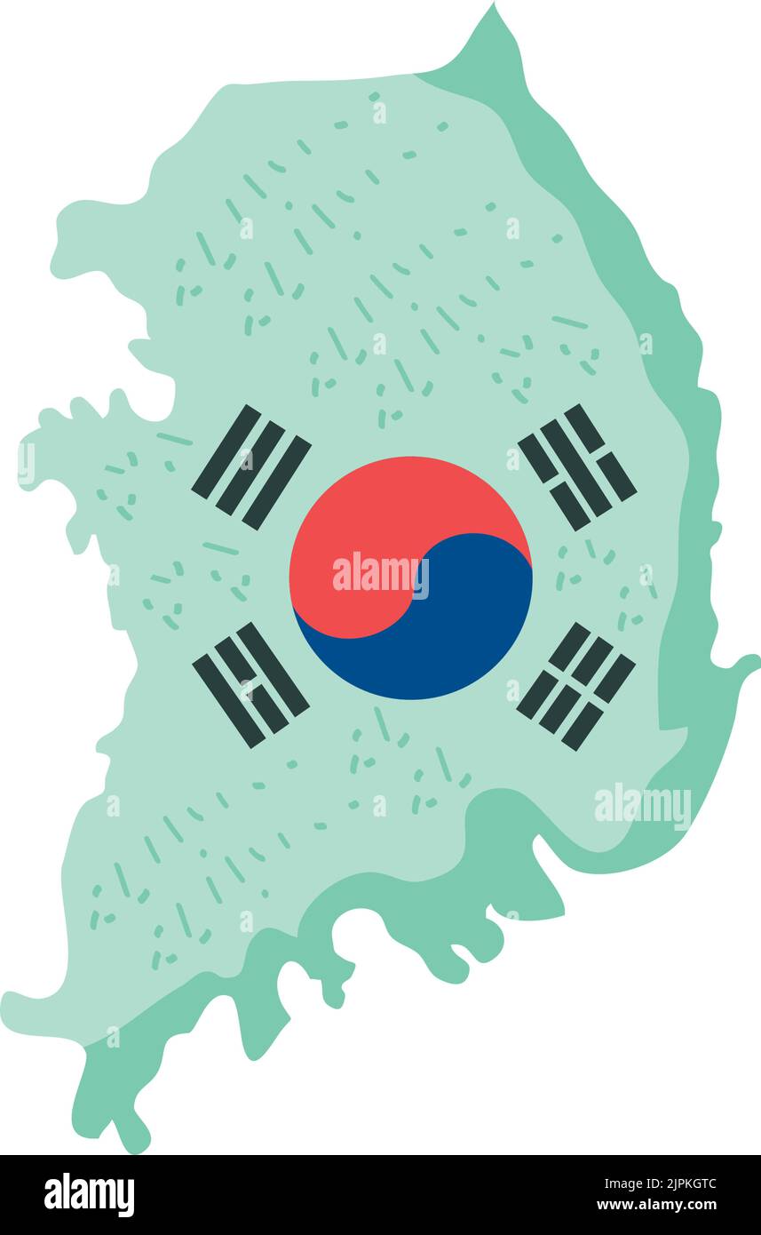 Replubic of Korea flag Stock Vector Image & Art - Alamy