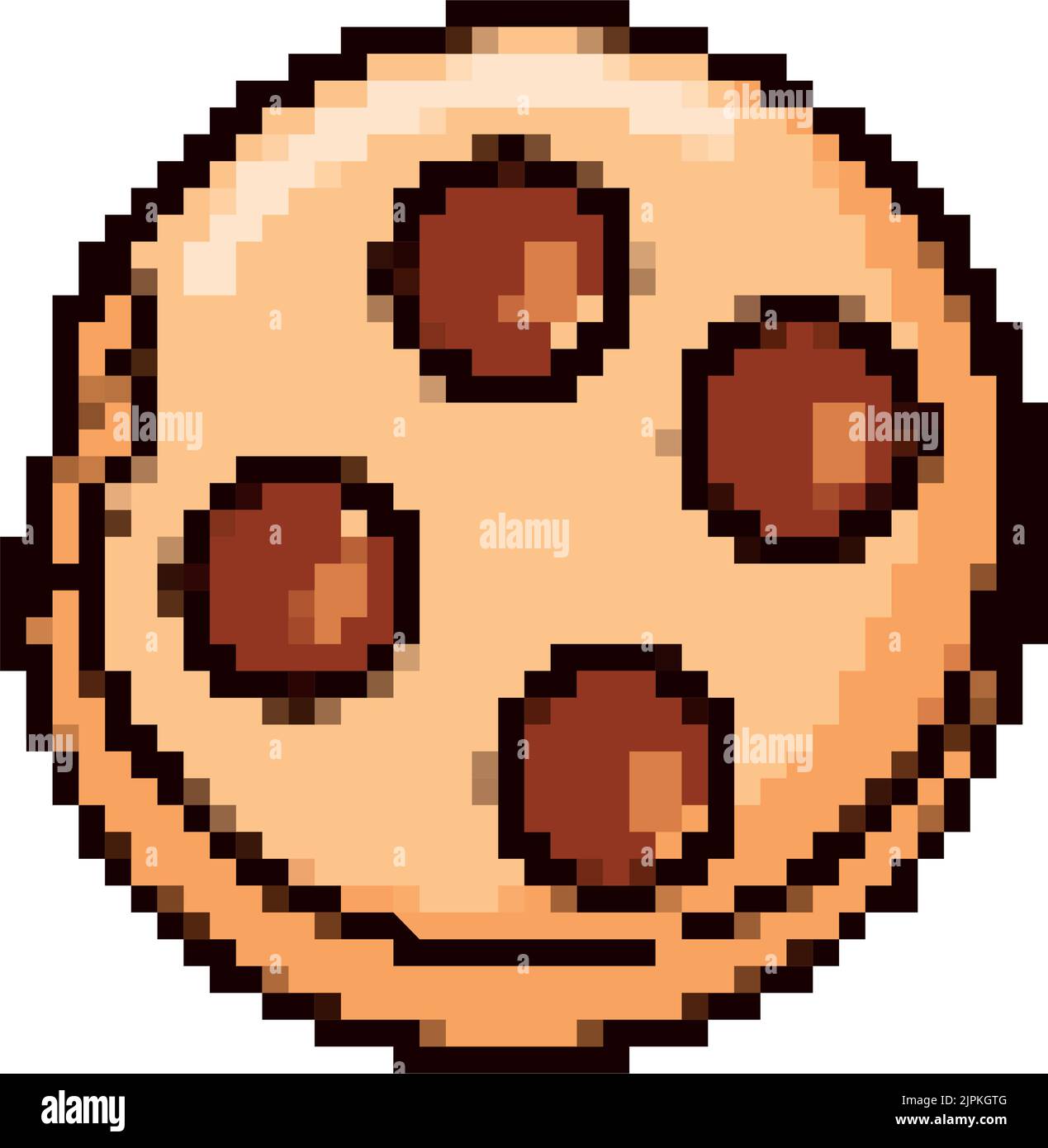 biscuit pixel art Stock Vector Image & Art - Alamy