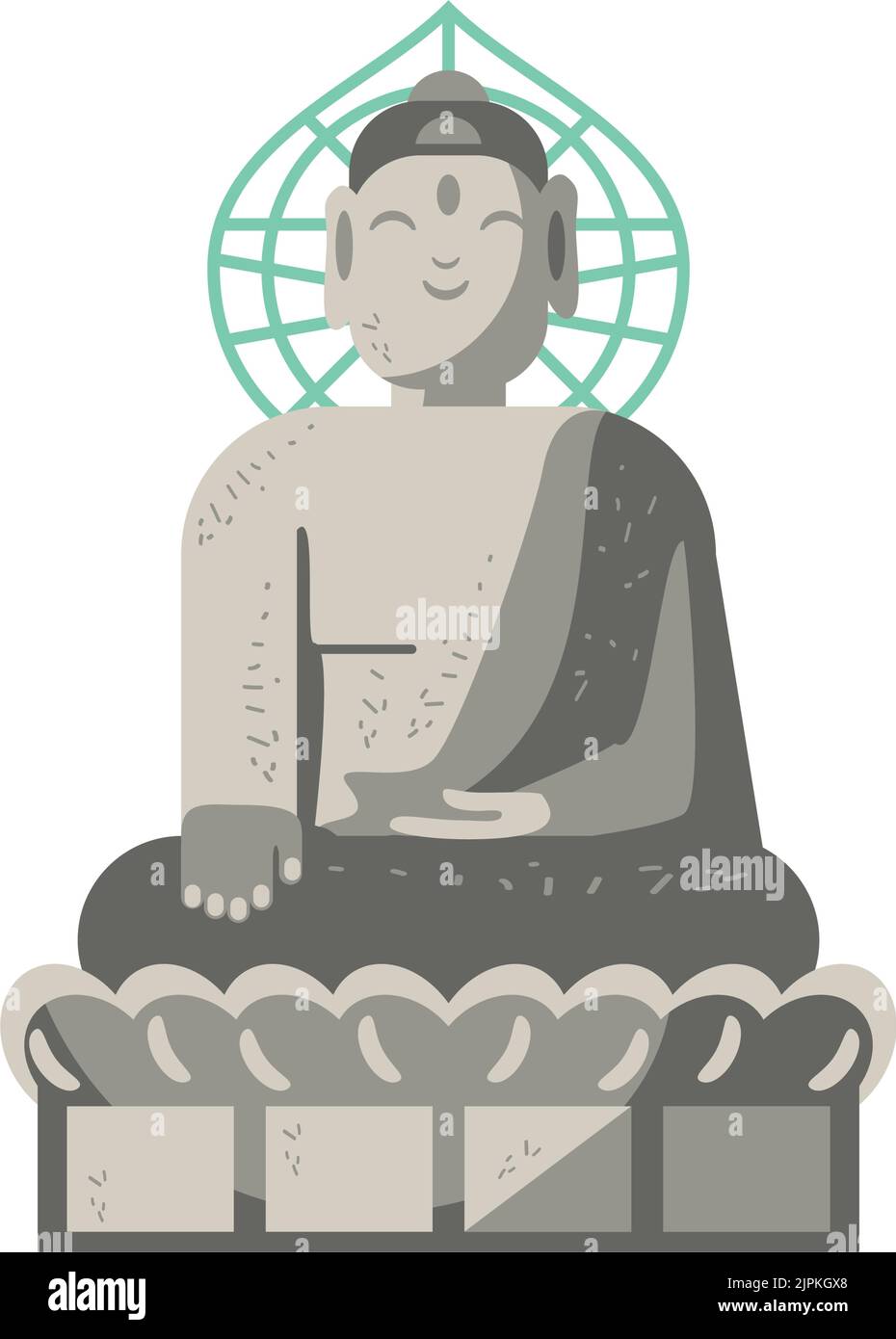Buddha statue icon Stock Vector Image & Art - Alamy
