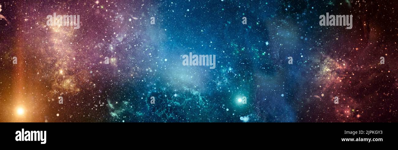 Space background with red nebula and stars. Elements of this image ...