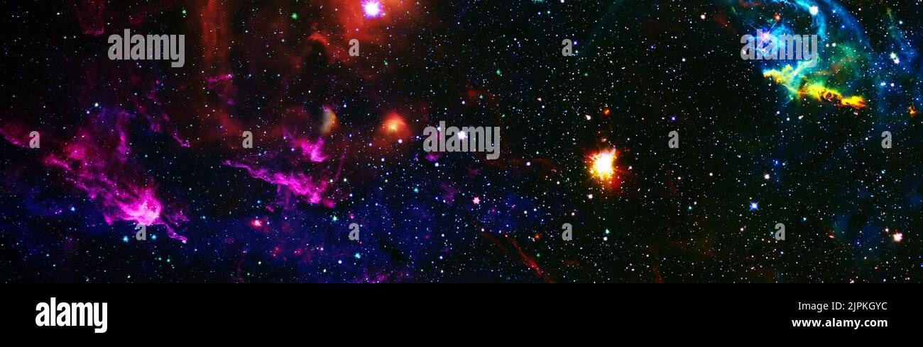 Mystical beautiful space. Unforgettable diverse space background ...