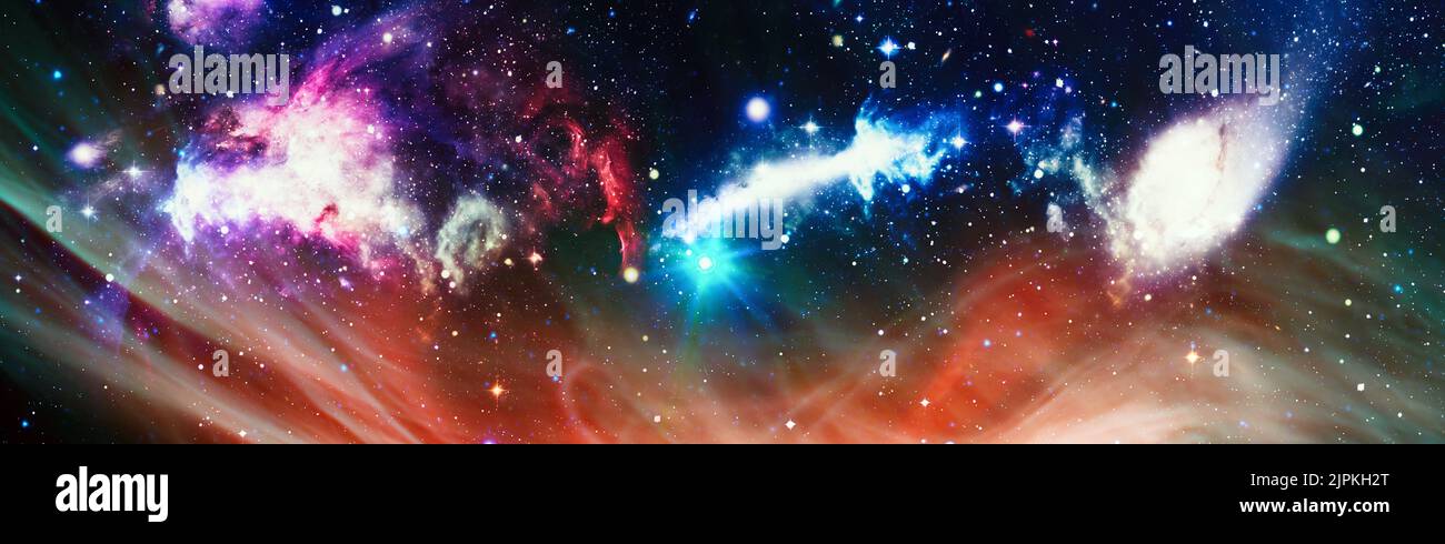 Mystical beautiful space. Unforgettable diverse space background ...