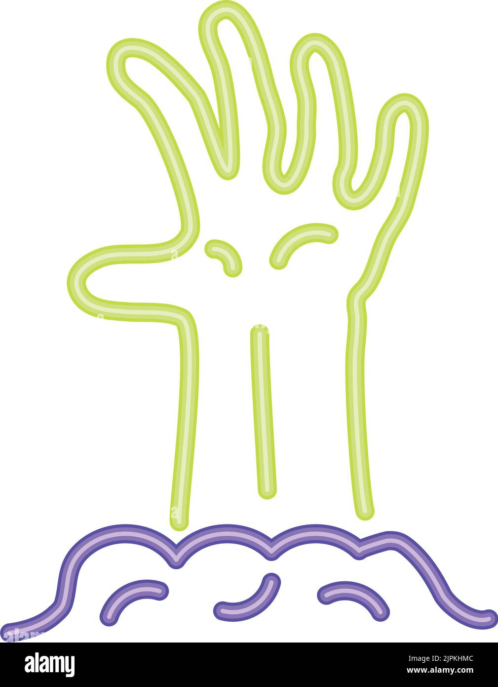 halloween monster hand Stock Vector Image & Art - Alamy