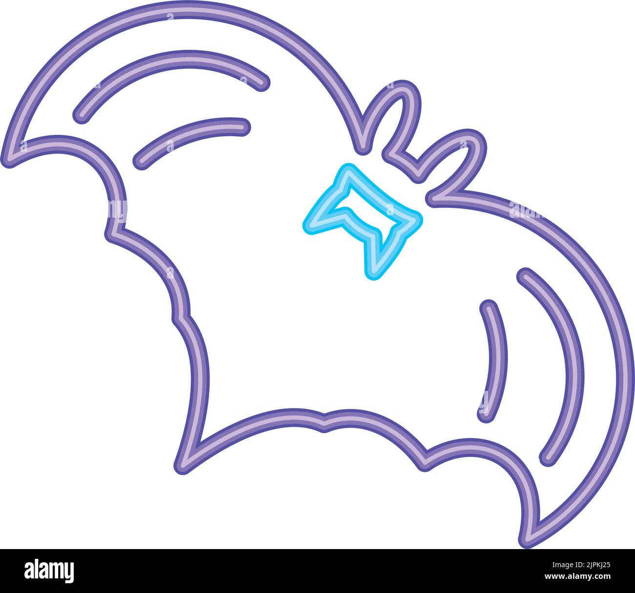 Fear neon light icon hi-res stock photography and images - Alamy