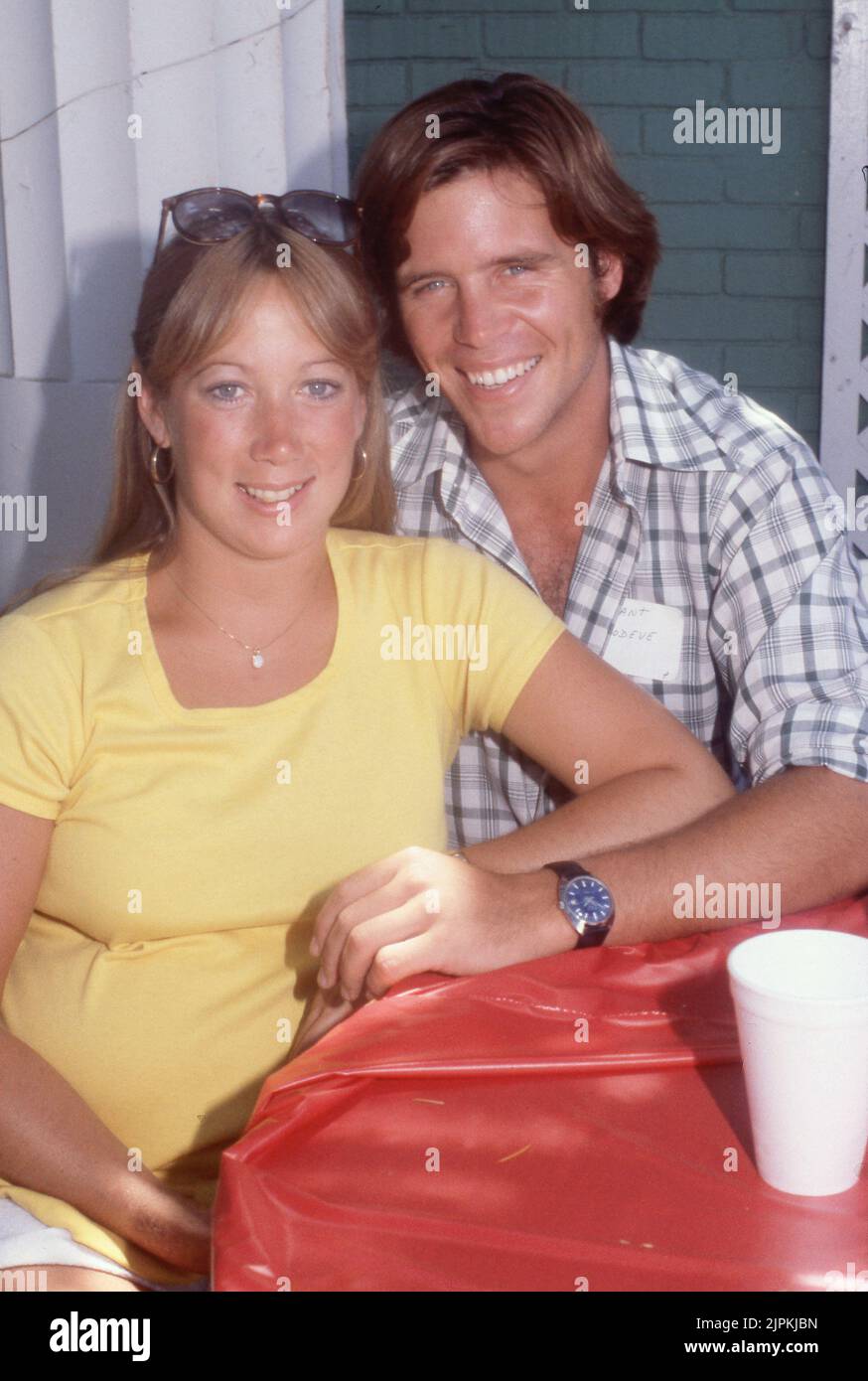 Grant Goodeve and wife Debbie Circa 1980's Credit: Ralph Dominguez ...