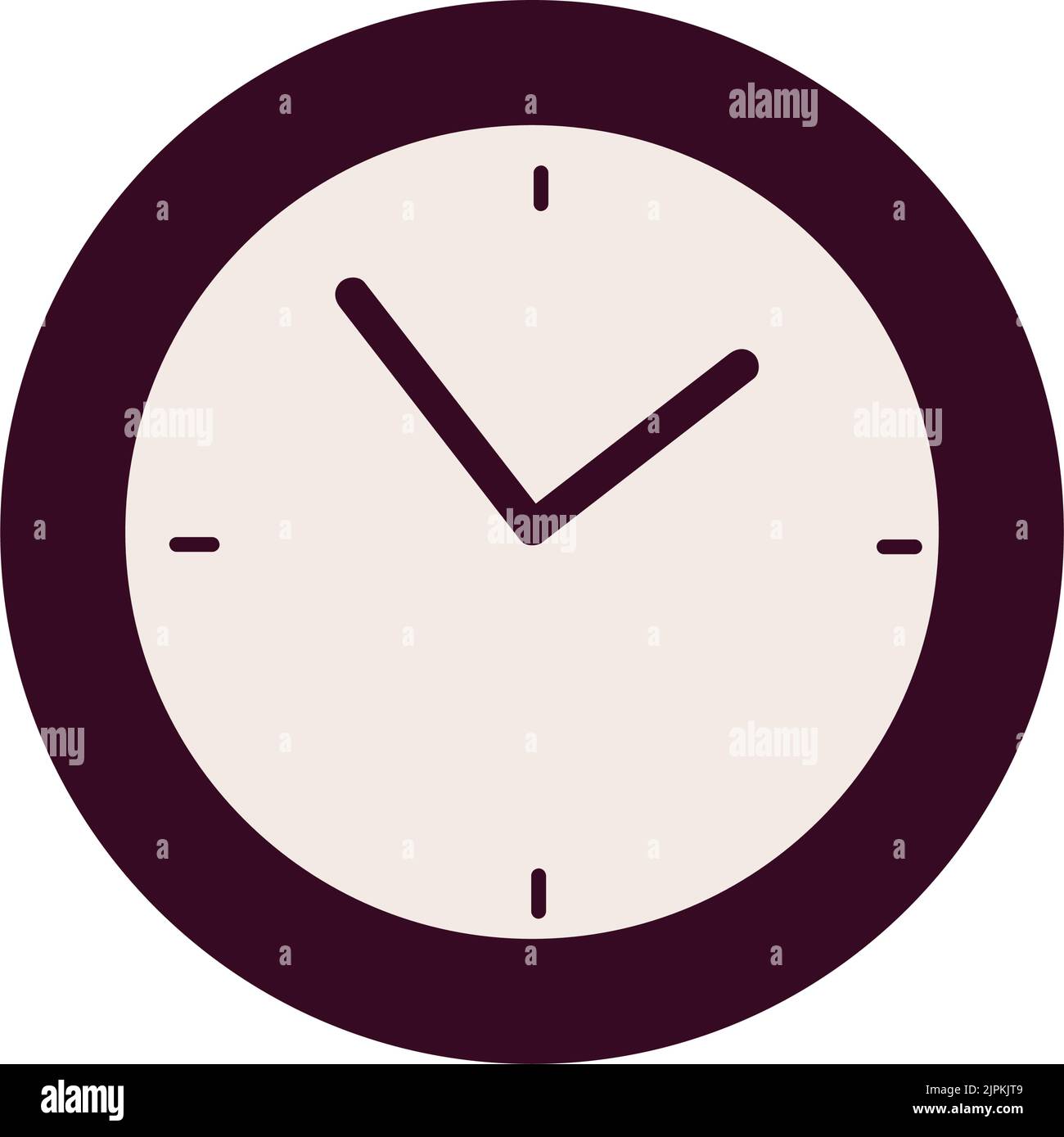 round clock time Stock Vector Image & Art - Alamy