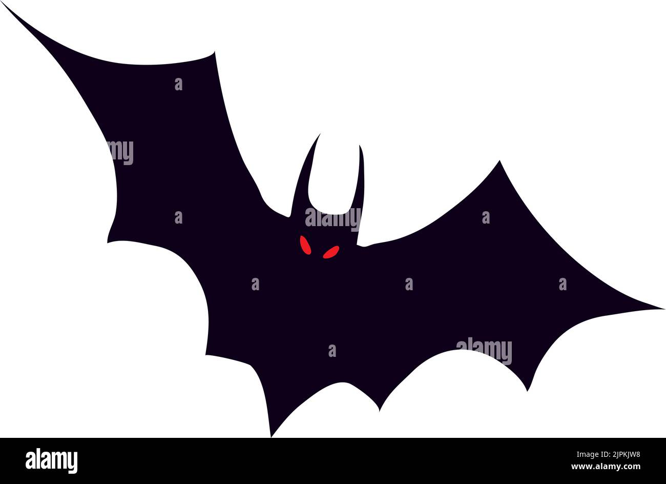 halloween creepy bat Stock Vector Image & Art - Alamy