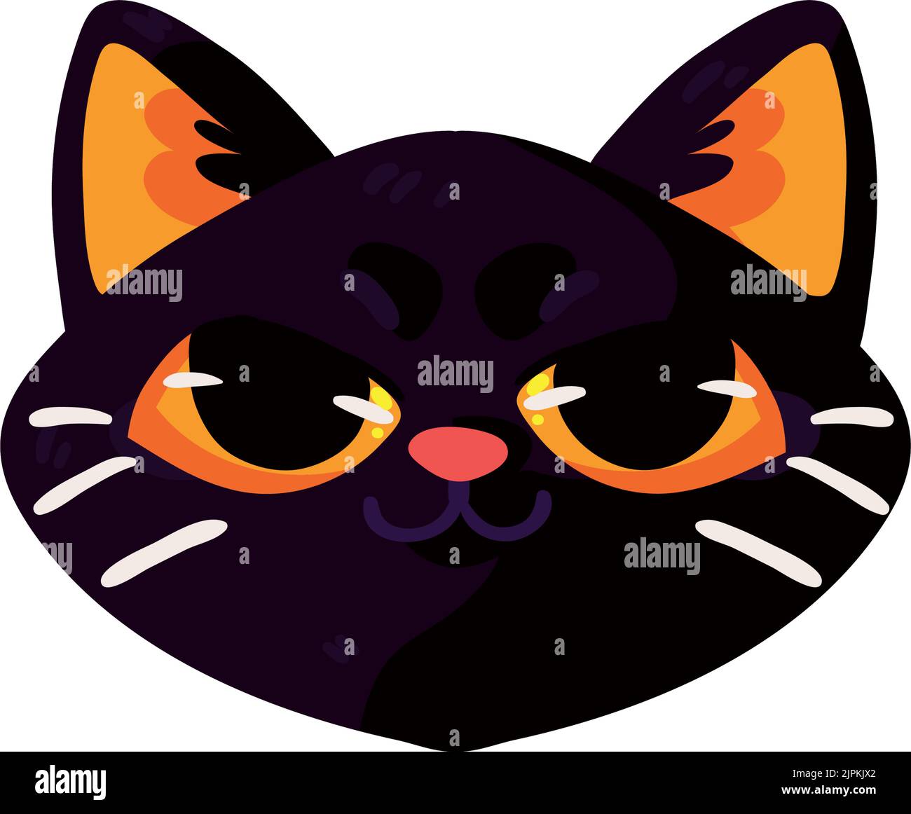 black cat head Stock Vector Image & Art - Alamy