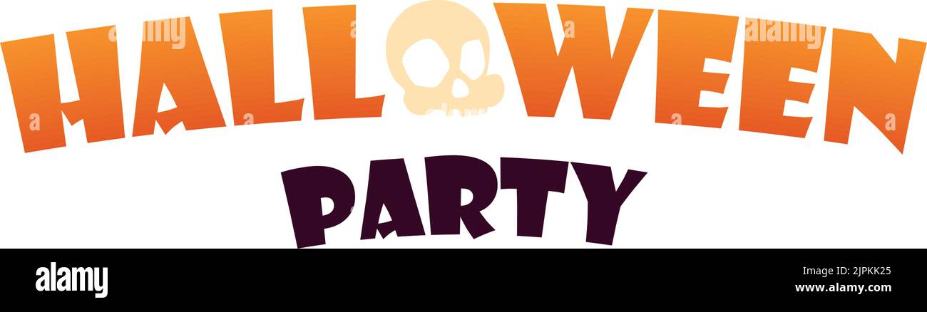 halloween party text Stock Vector Image & Art - Alamy