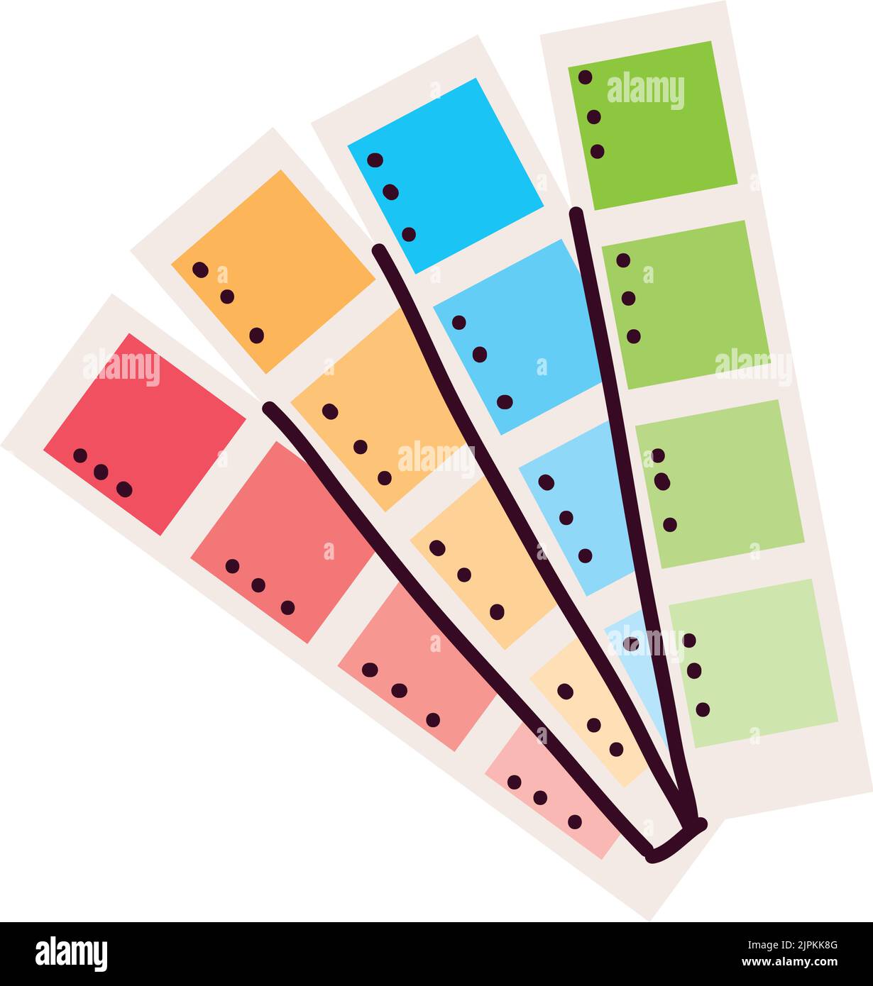 palette color guide Stock Vector Image & Art - Alamy