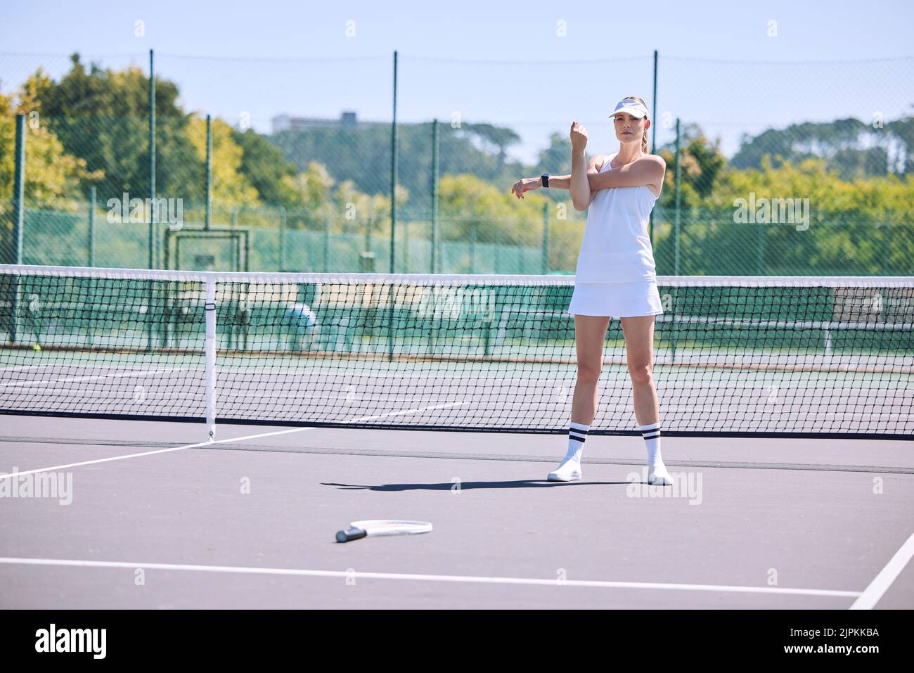 Female tennis player arms hi-res stock photography and images - Alamy