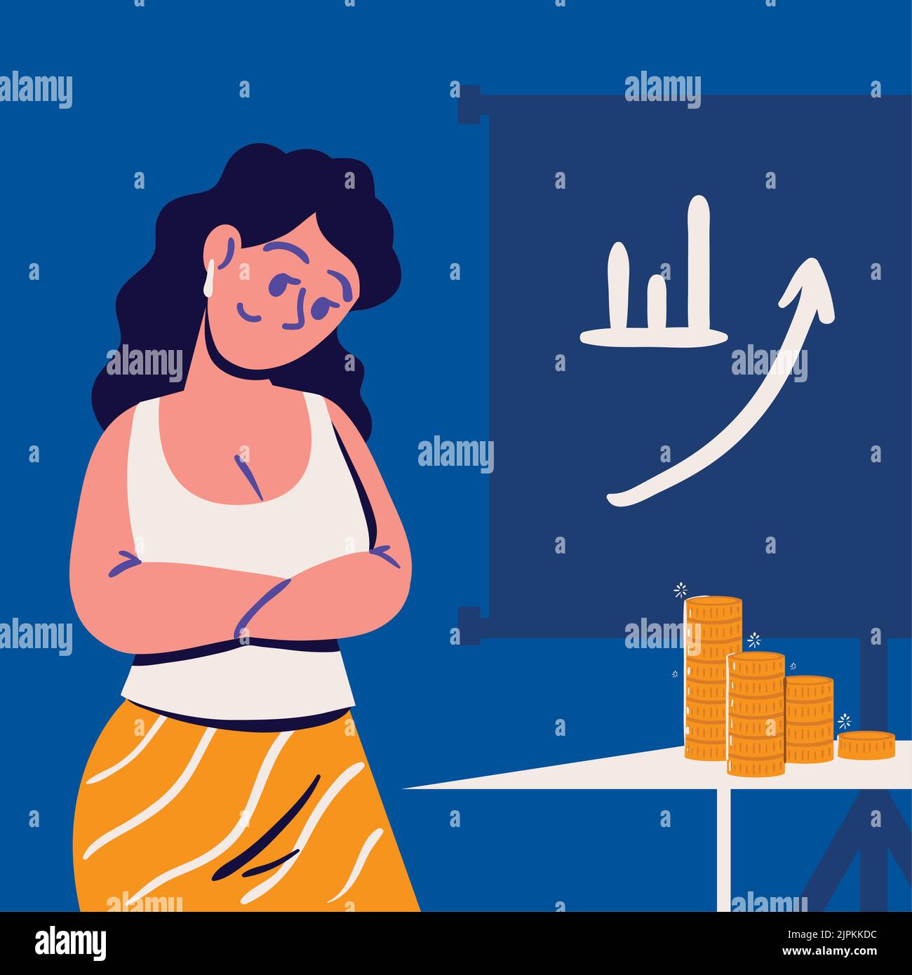 woman accounting and auditing Stock Vector Image & Art - Alamy