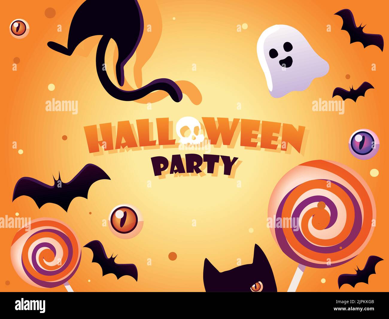 halloween party background Stock Vector Image & Art - Alamy