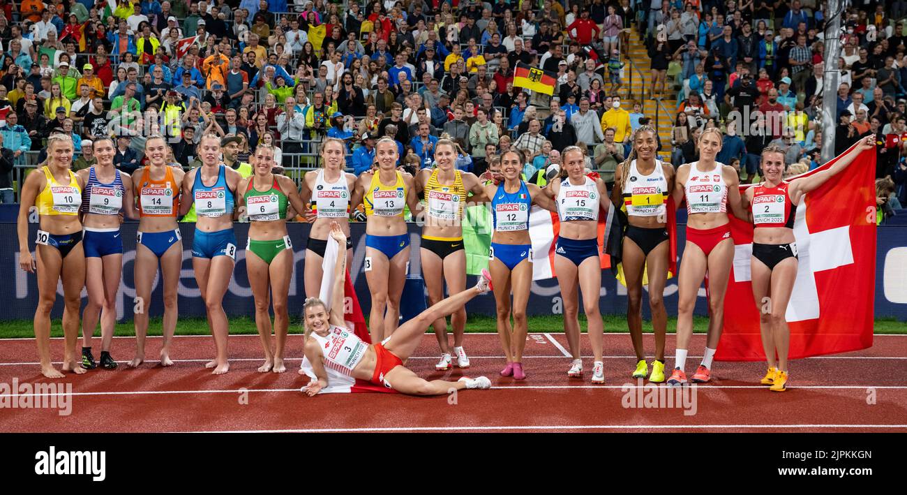 Munich, Germany. 18th Aug, 2022. European Championships, athletics ...