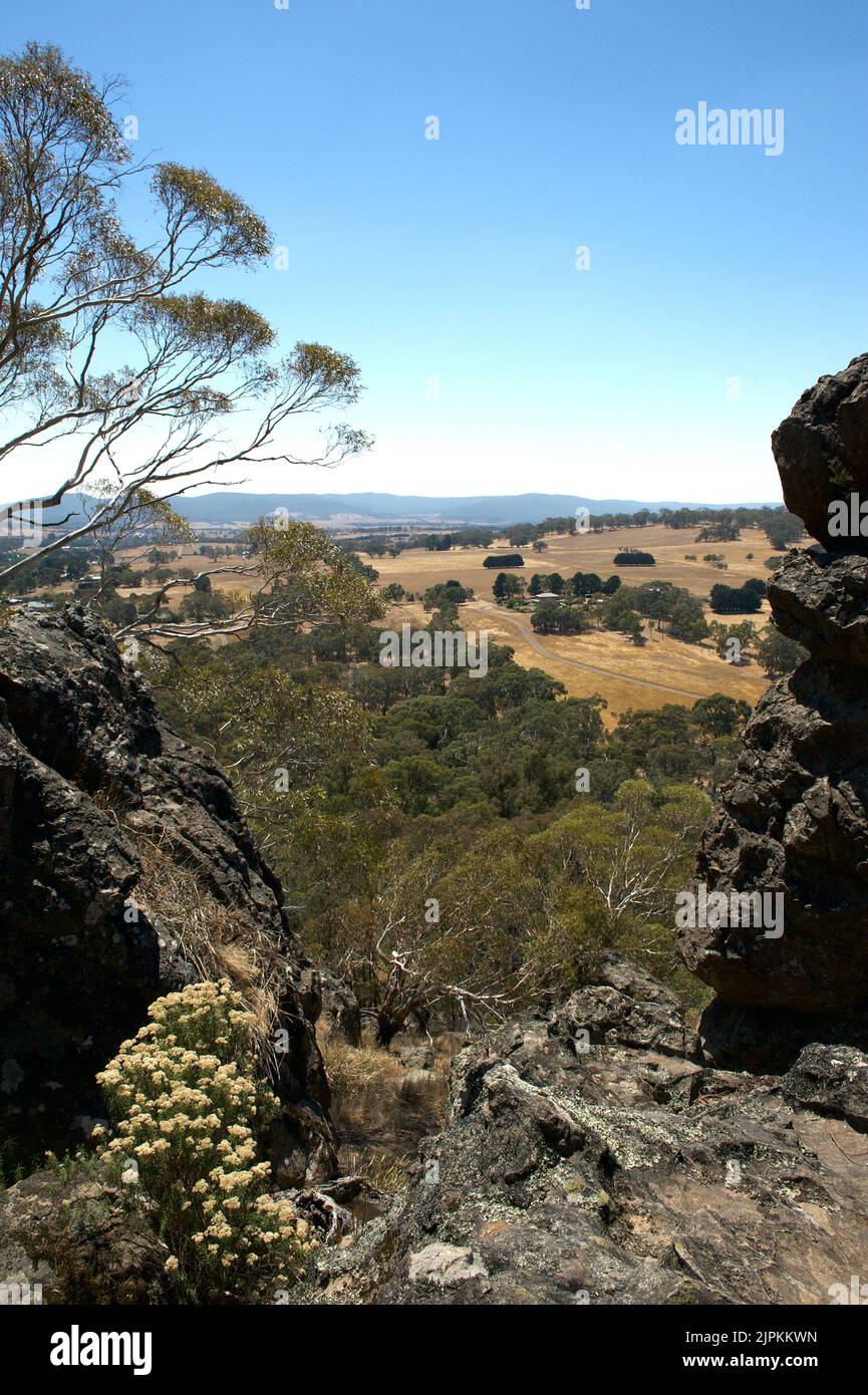 Mount Diogenes (Hanging Rock) provides lots of rocky views, of the ...
