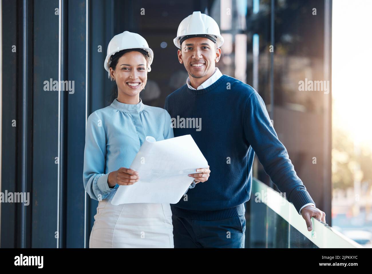 Architect, engineering blueprint and industrial designer working on ...