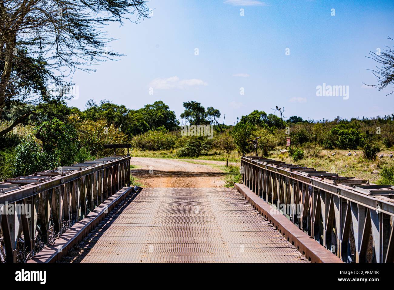 Maasai Mara Concrete Bridge Metallic Mara Triangle Narok County Kenya ...