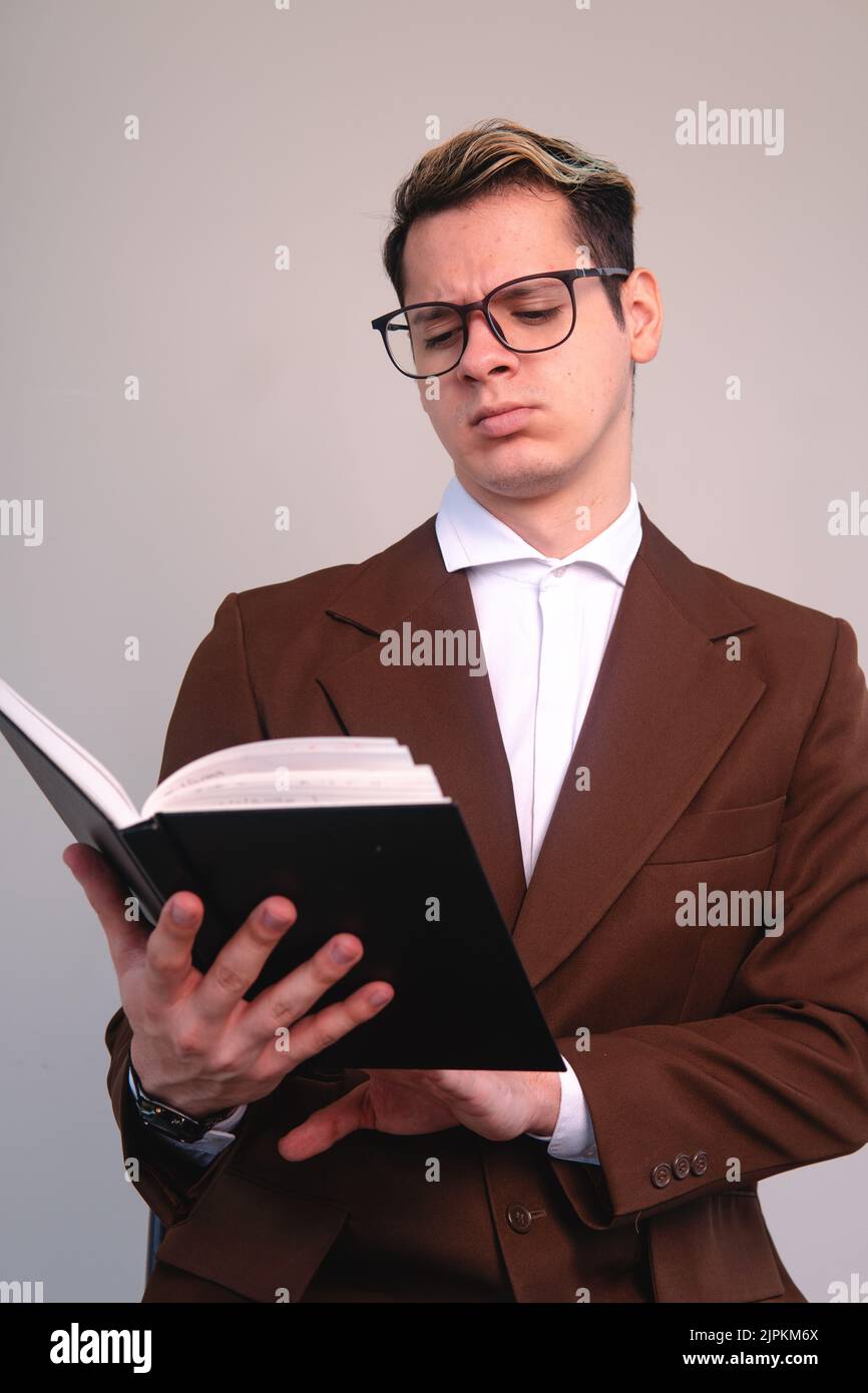 Studious man hi-res stock photography and images - Alamy