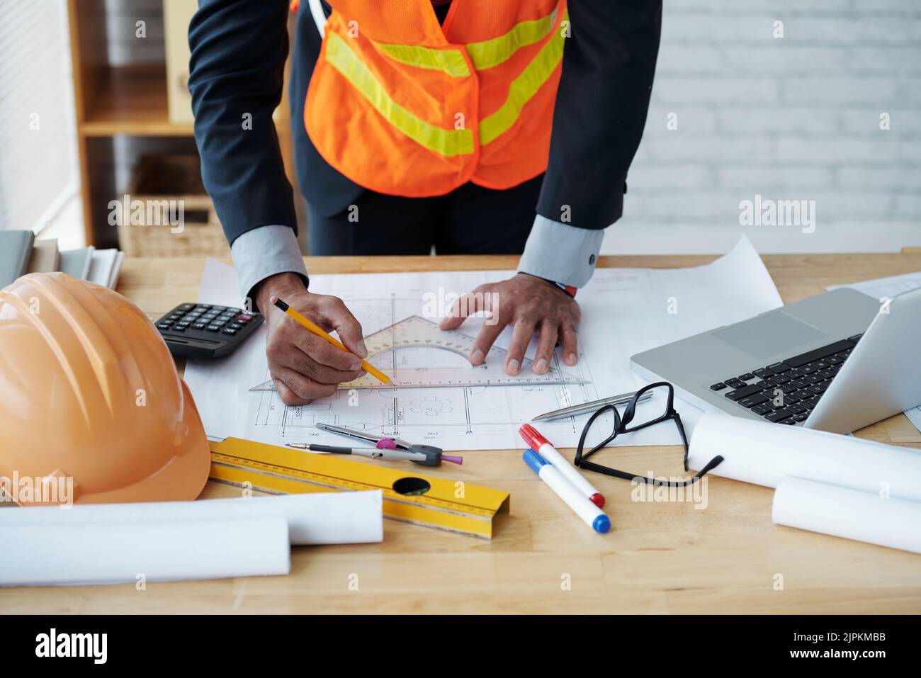 Drawing construction plan hi-res stock photography and images - Alamy