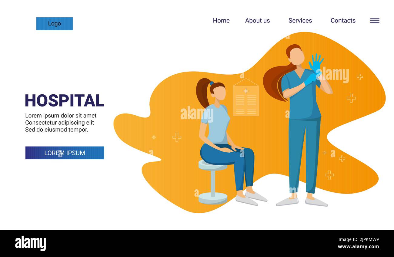 patient at the doctors appointment the doctor puts on gloves on the ...