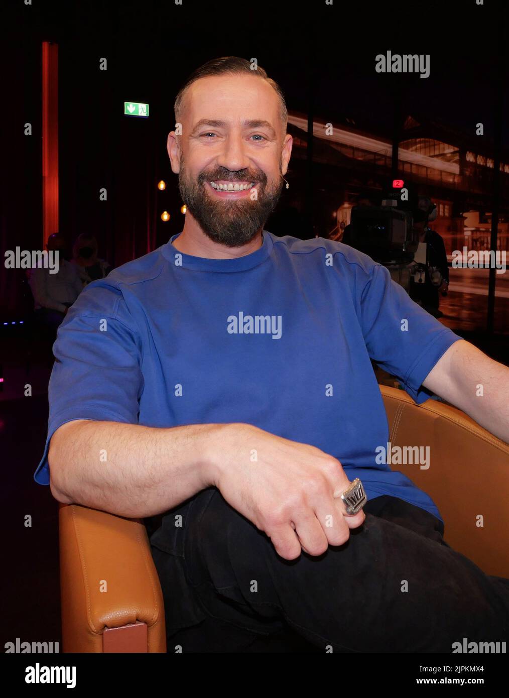 Berlin, Germany. 10th June, 2022. Actor citizen Lars Dietrich recorded ...