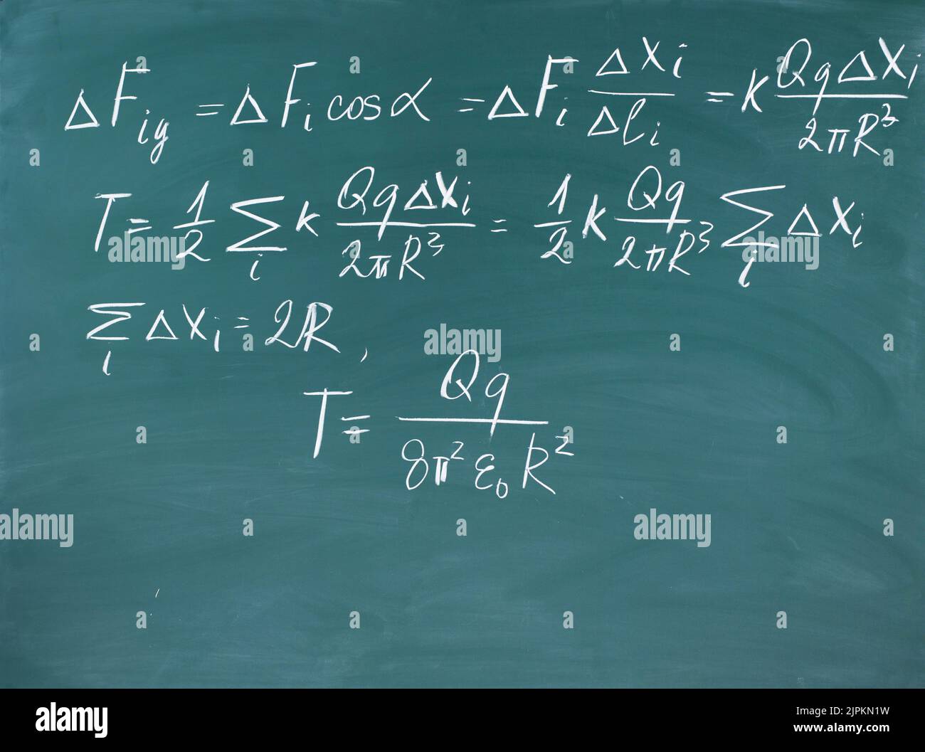 Scientific equations hi-res stock photography and images - Alamy