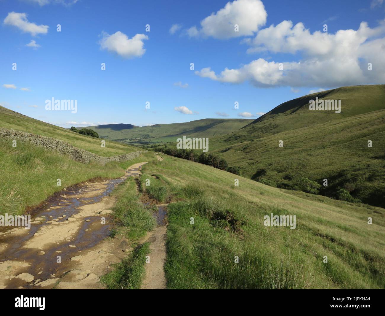 The Pennine Way National Trail Long-distance hiking trail. England. UK ...